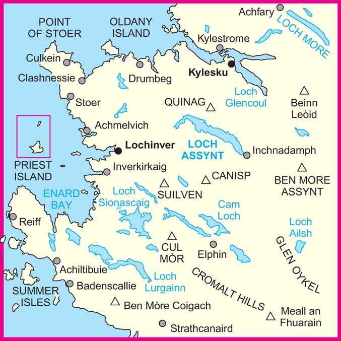 Ordnance Survey - Landranger Map 15 (1-50 000) Loch Assynt ...