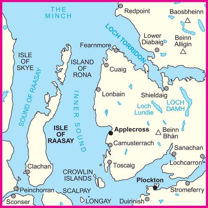 Ordnance Survey - Landranger Map 24 (1-50 000) Raasay & Applecross ...