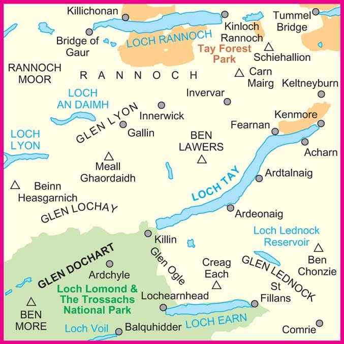Ordnance Survey - Landranger Map 51 (1-50 000) Loch Tay & Glen Dochart ...