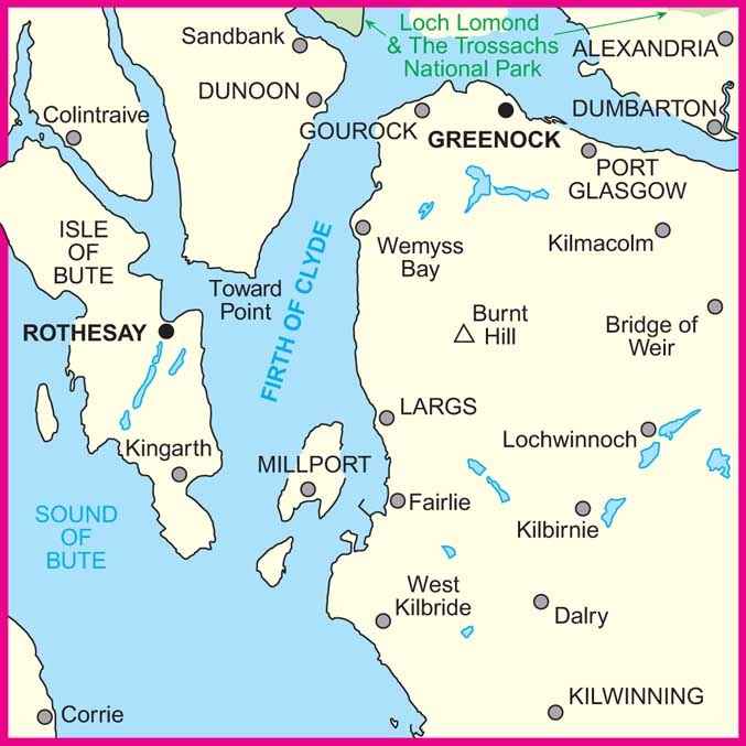 Ordnance Survey - Landranger Map 63 (1-50 000) Firth of Clyde ...