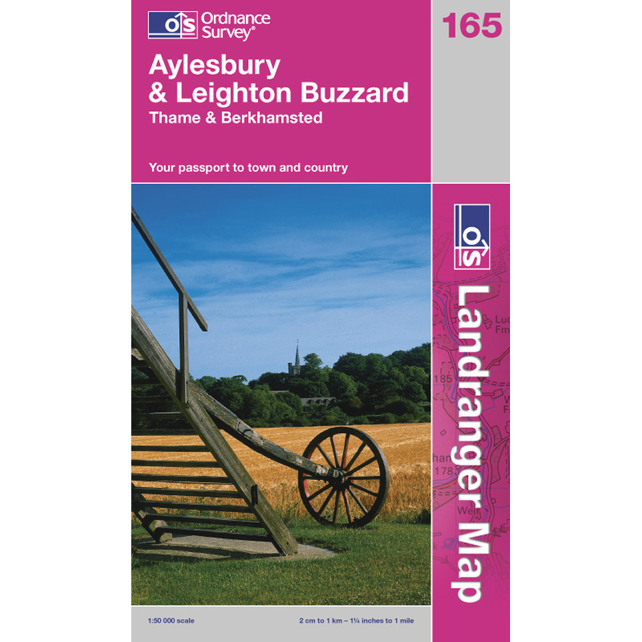 Ordnance Survey Landranger 165 (1-50 000) Aylesbury & Leighton Buzzard ...