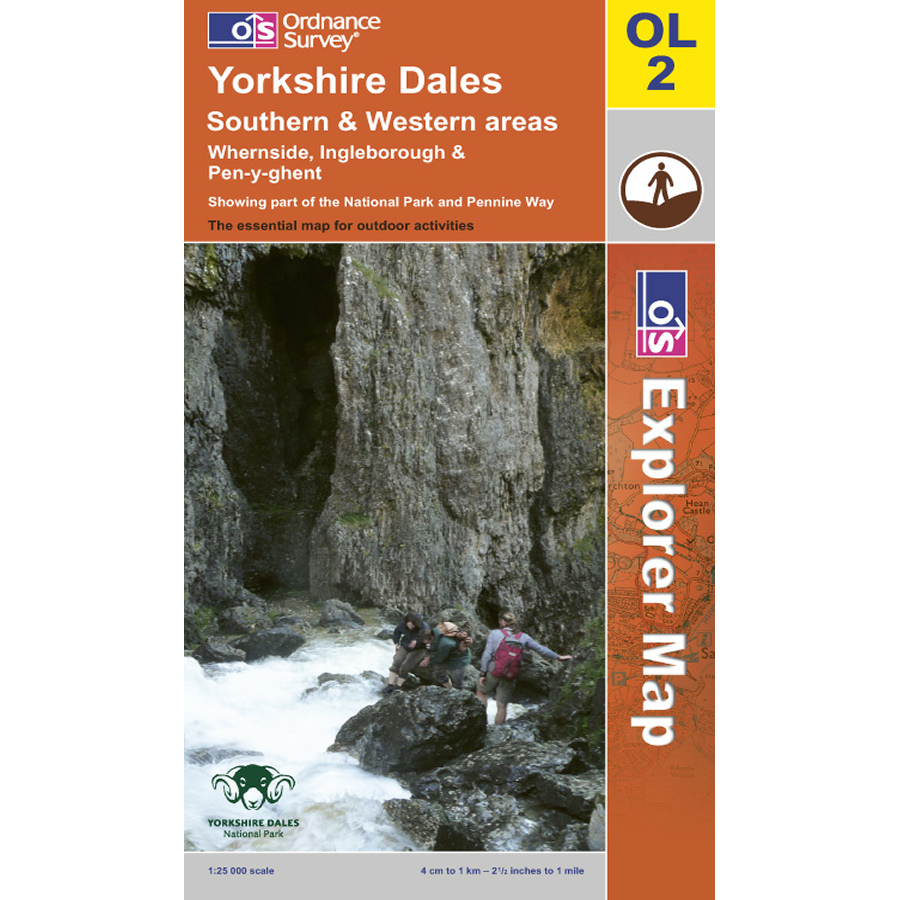 Ordnance Survey Explorer 002 (1-25 000) Yorkshire Dales S & W areas ...